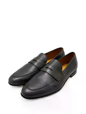 DOUCAL'S Leather Penny-strap Loafers