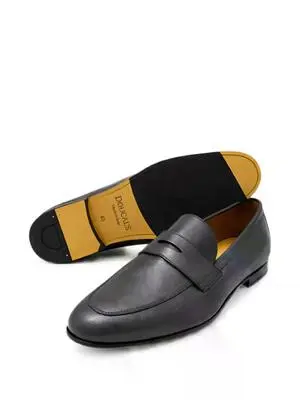 DOUCAL'S Leather Penny-strap Loafers