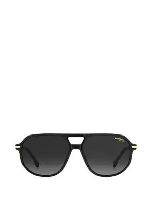 Carrera Eyewear Aviator Sunglasses With Gold Tone Hardware - Black
