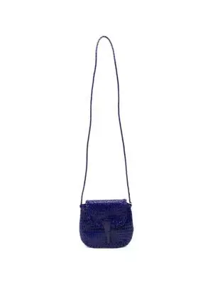 Dragon Diffusion Mini City Leather Crossbody Bag - Blue