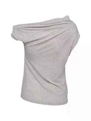 GLOWNY Draped Asymmetric T-shirt
