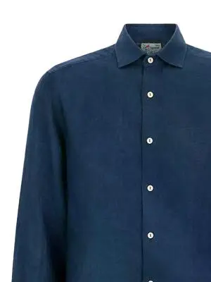 MC2 SAINT BARTH Long-sleeved Linen Shirt