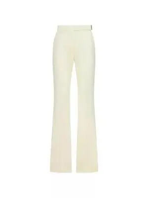 Max Mara Pressed-crease Flared Trousers