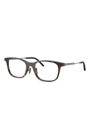 Moncler Rectangle Frame Eyeglasses - Brown