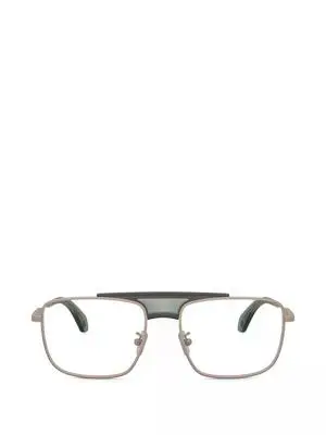 Moncler Square Frame Eyeglasses - Neutrals