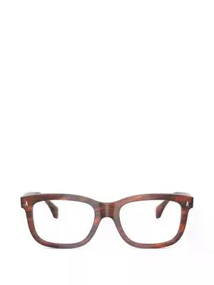 Moncler Square Frame Eyeglasses - Brown