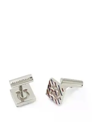 FERRAGAMO Square Gancini Cufflinks