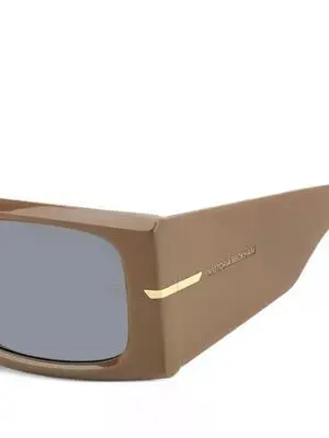Victoria Beckham Rectangle Frame Sunglasses - Brown