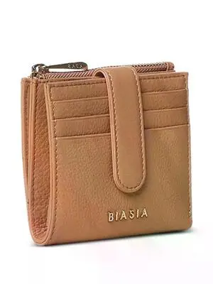 BIASIA Logo-plaque Pebbled Wallet