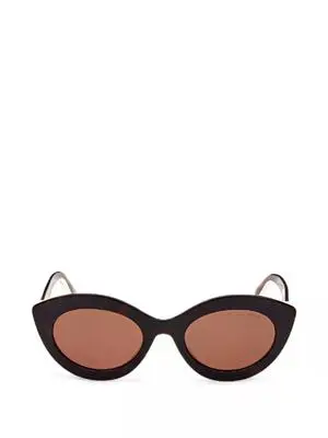 Emilio Pucci Cat-eye Sunglasses With Tortoiseshell Effect - Brown