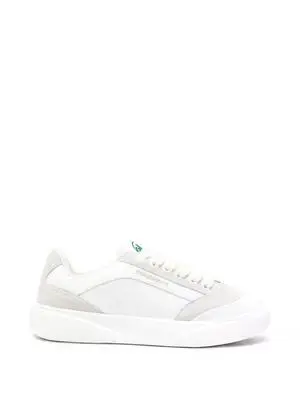 Casablanca Suede Panel Logo Print Sneakers