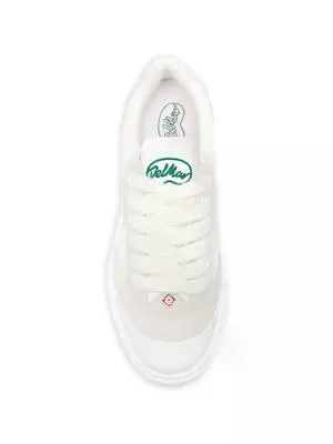 Casablanca Suede Panel Logo Print Sneakers