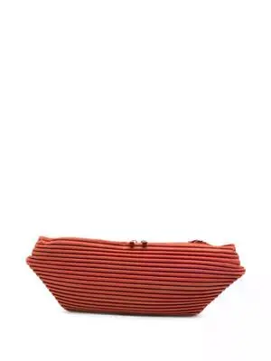 Issey Miyake Pleated Belt Bag - Red