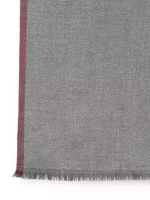 Brunello Cucinelli Herringbone-weave Frayed Scarf