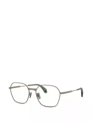 Moncler Geometric Frame Eyeglasses