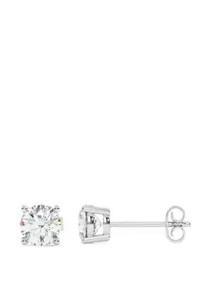 Diamond Essentials Diamond Solitaire Princess Cut Stud Earrings