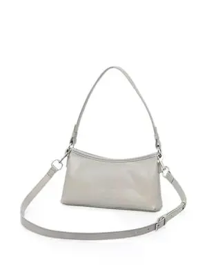 Moschino Logo Lettering Chain Detail Shoulder Bag - Grey