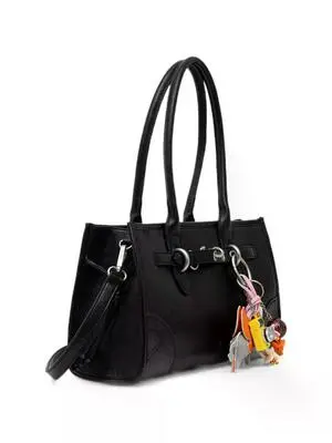 SILVIAN HEACH Crinkled-effect Charm Detail Tote Bag