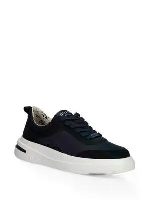 Guess Logo Plaque Panelled Sneakers