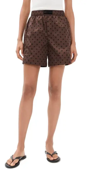 GANNI Printed Flyweight Nylon Boxer Shorts