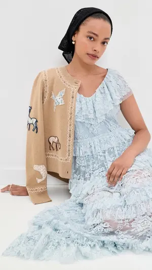 Sea Sharleen Lace V Neck Dress