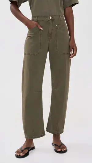DL1961 Bilie Easy Barrel High Rise Ankle Pants