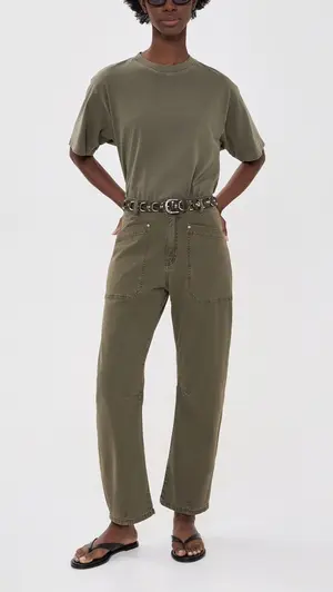 DL1961 Bilie Easy Barrel High Rise Ankle Pants