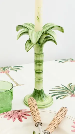 LES-OTTOMANS Palm Candlestick Holder