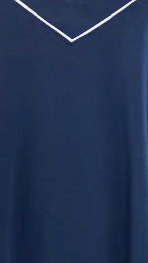 Eberjey Gisele Cami & Pants Pajama Set - Navy/ivory