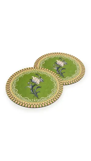 La DoubleJ Set Of 2 Disk Placemats