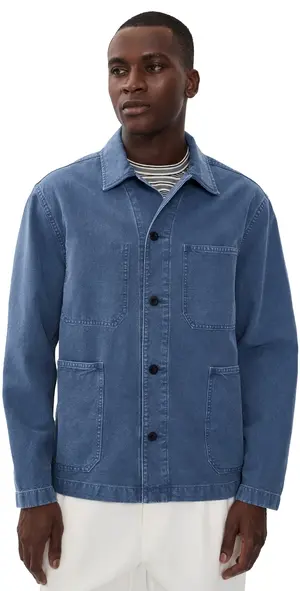 Madewell Cotton Hemp Barn Jacket - French Blue