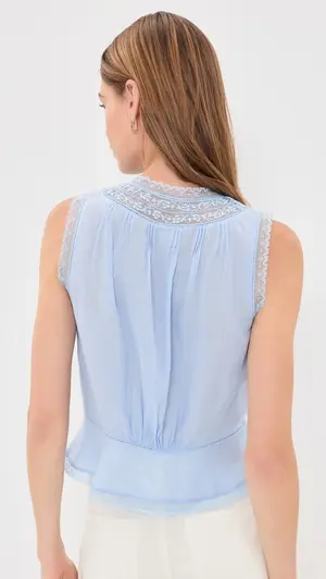 ALEX MILL Collette Top In Ramie