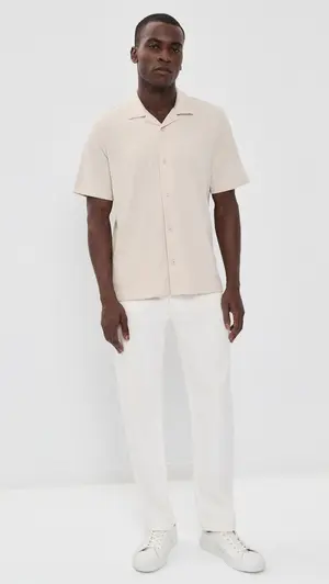 RHONE Palms Camp Shirt
