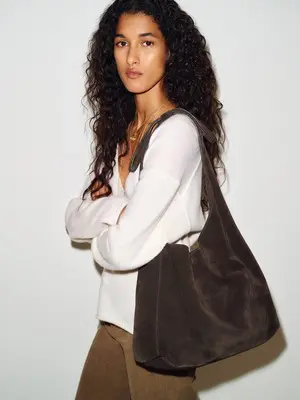 REFORMATION Medium Vittoria Tote Bag - Brown
