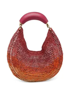Chloé Summer Banana Rafia Hobo Bag