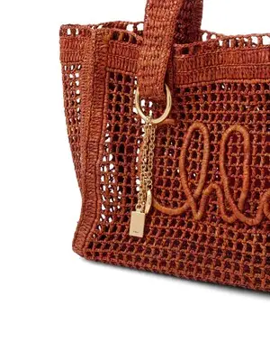 Chloé Summer Banana Rafia Tote Bag