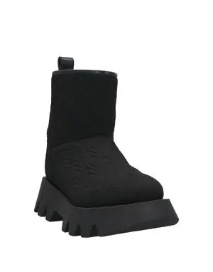 Elisabetta Franchi Quilted Ankle Boots With Lug Sole