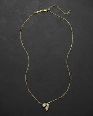 Alexis Bittar Crystal Cluster Pendant Necklace