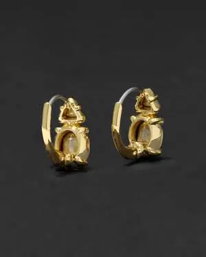 Alexis Bittar Clat Crystal Petite Leverback Earrings