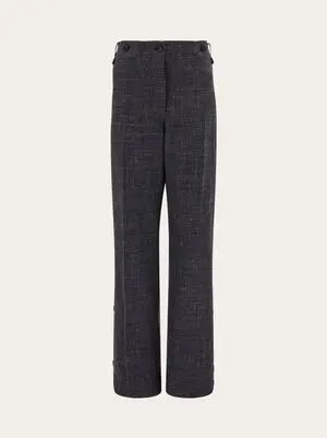 FERRAGAMO Button Up Trouser - Blue