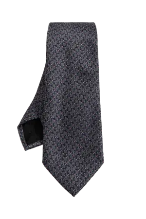 FERRAGAMO Silk Tie - Grey