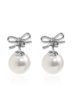 SELF-PORTRAIT Earrings With Glass Pearls