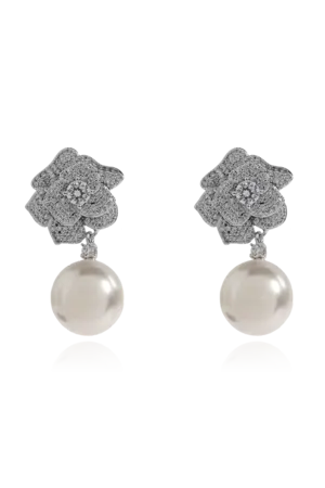 SELF-PORTRAIT Earrings With Shimmering Crystals