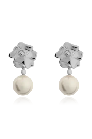 SELF-PORTRAIT Earrings With Shimmering Crystals