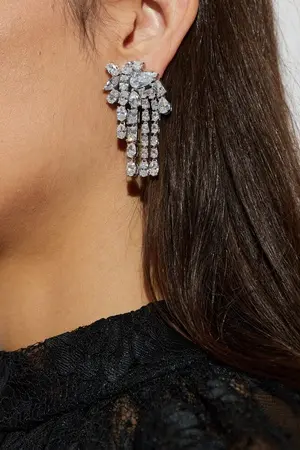 SELF-PORTRAIT Earrings With Shimmering Crystals