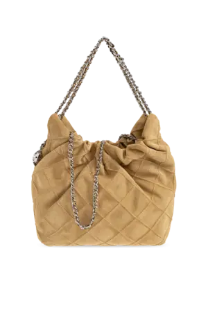 Tory Burch Suede Bag "fleming - Brown