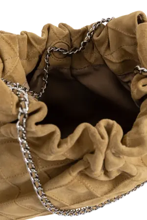 Tory Burch Suede Bag "fleming