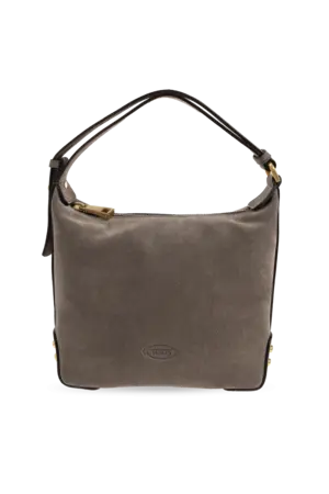 TOD’S Suede ‘mini’ Bag - Grey
