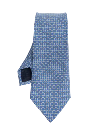 FERRAGAMO Silk Tie - Blue