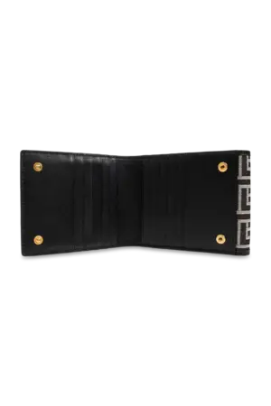 Balmain Leather Wallet With Logo
